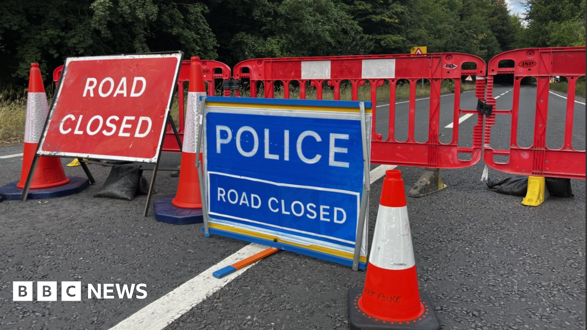 Arrested driver released on bail after fatal lorry crash on A40 - BBC News