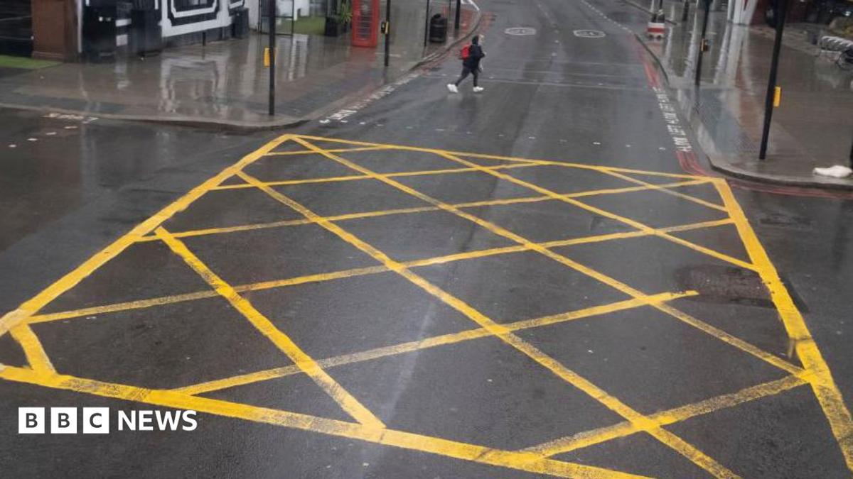Guildford junction generates largest revenue in yellow box fines - BBC News