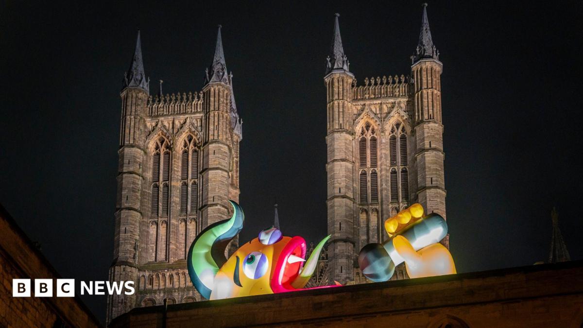 Lincoln Monster Invasion in full swing across the city - BBC News