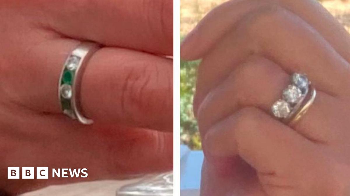 Diamond rings among stolen Barnt Green high-value jewellery - BBC News