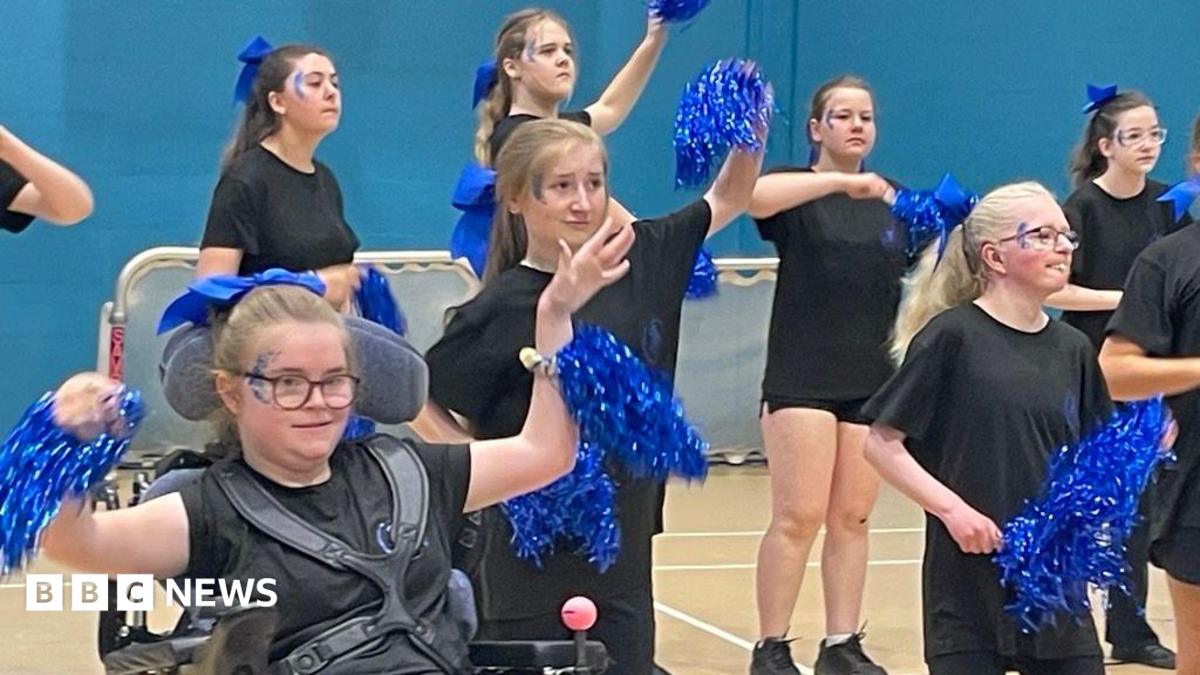 Cheerleading squad at Exeter special school champions inclusivity - BBC ...