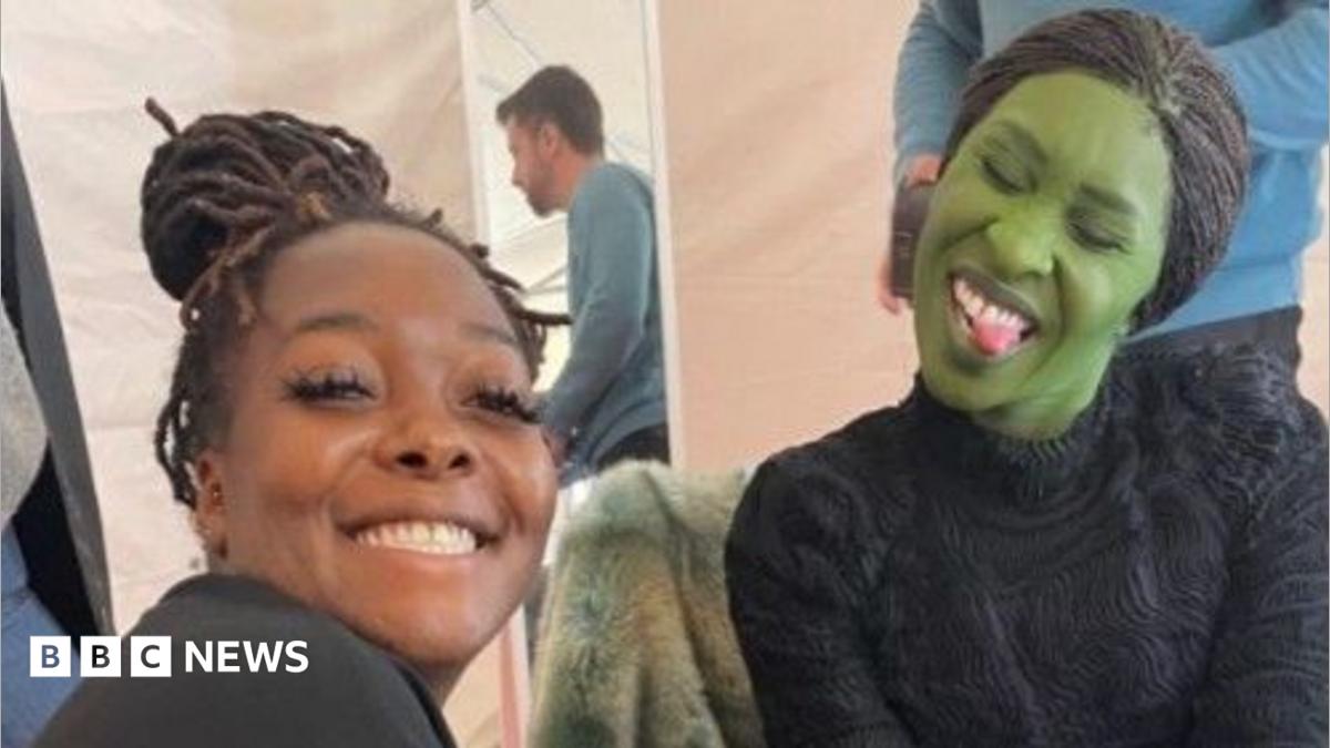 Basildon artist creates nails for Cynthia Erivo in Wicked - BBC News