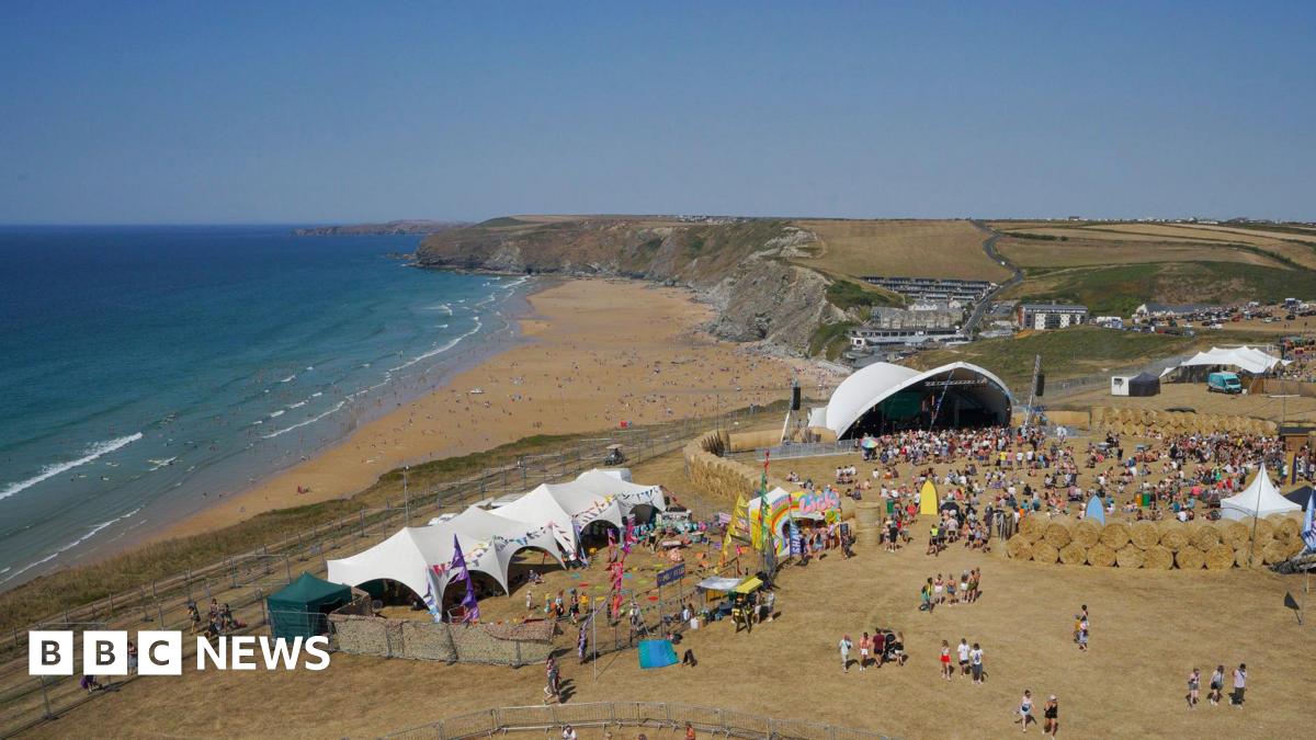 Area set up near Boardmasters helping young people in Newquay - BBC News