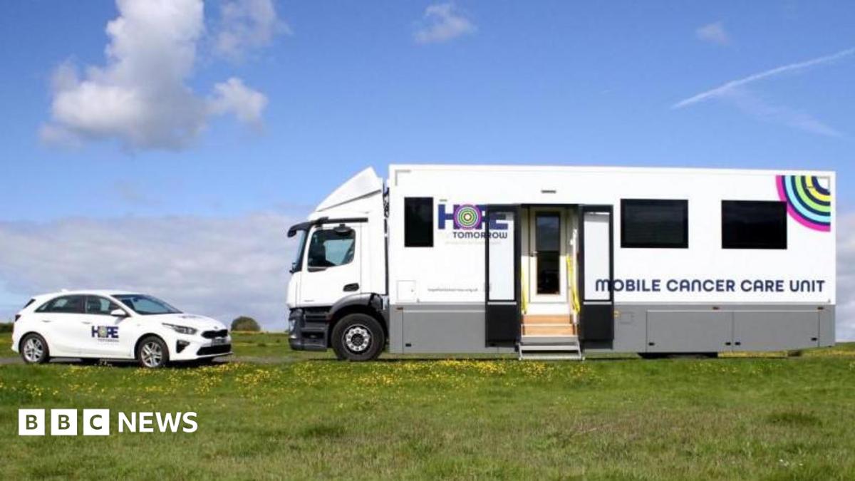 Mobile cancer care unit in Gloucestershire gets update and refit - BBC News