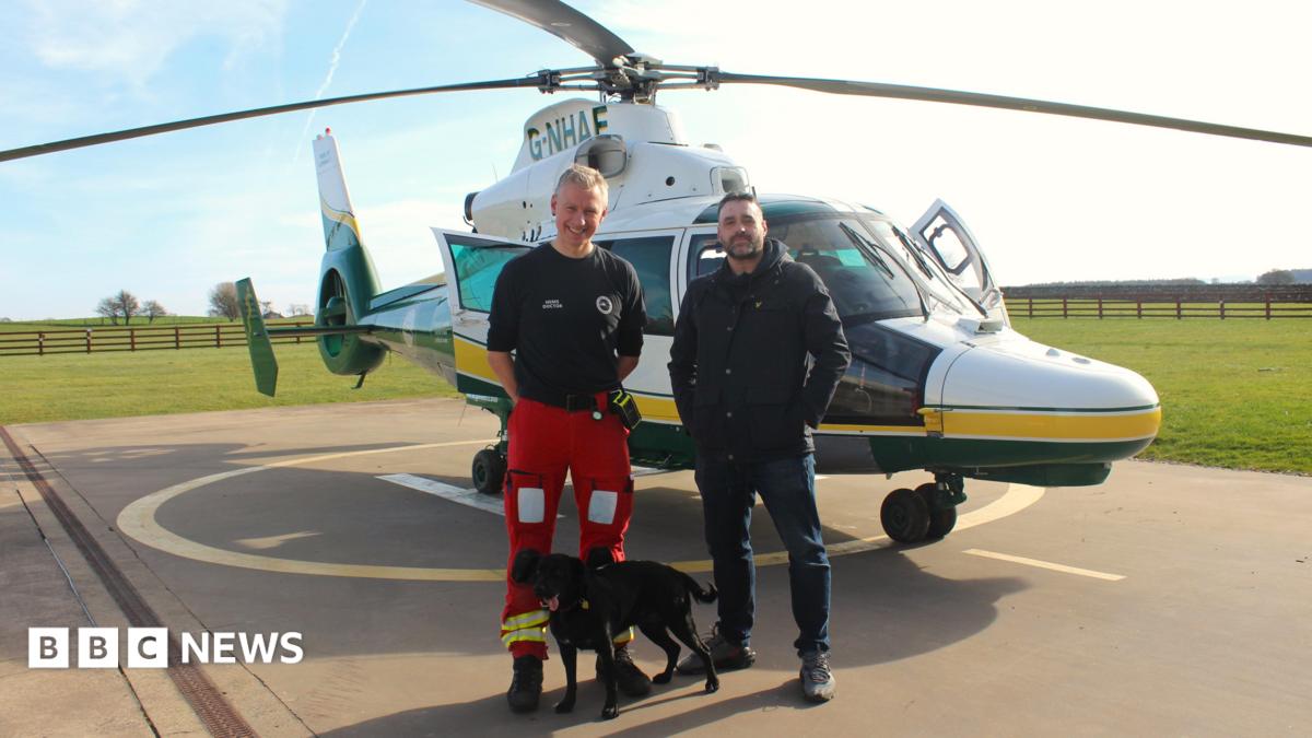 Workington brewery explosion survivor reunited with air ambulance ...