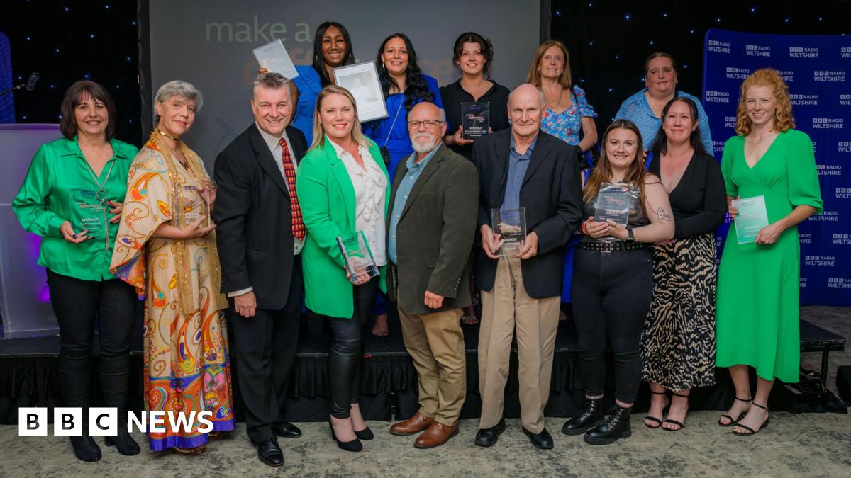 Unsung heroes recognised at Wiltshire's Make a Difference Awards - BBC News