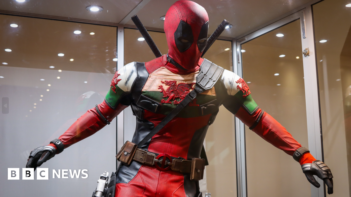 Deadpool & Wolverine: Welshpool costume worn by Paul Mullins on display ...