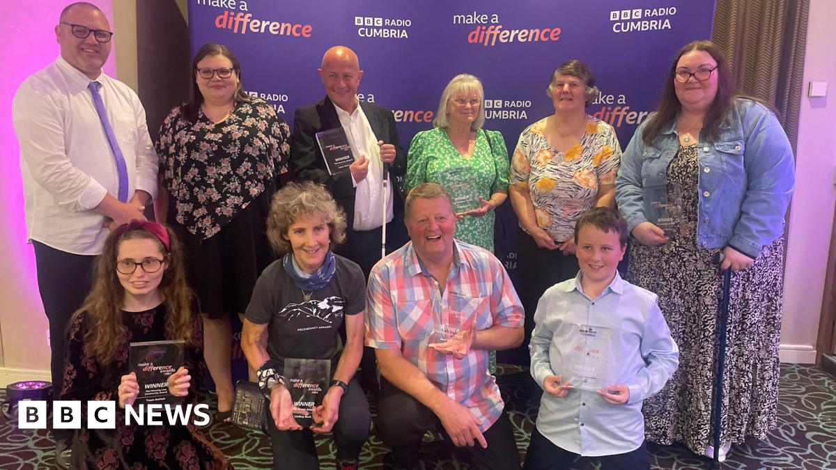 Make a Difference: BBC Radio Cumbria 2024 winners announced - BBC News