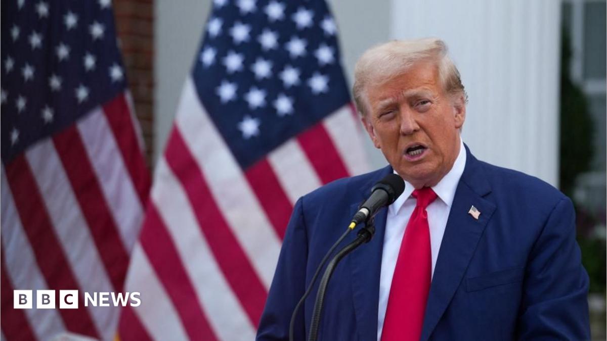 A different kind of Trump goes on display - BBC News