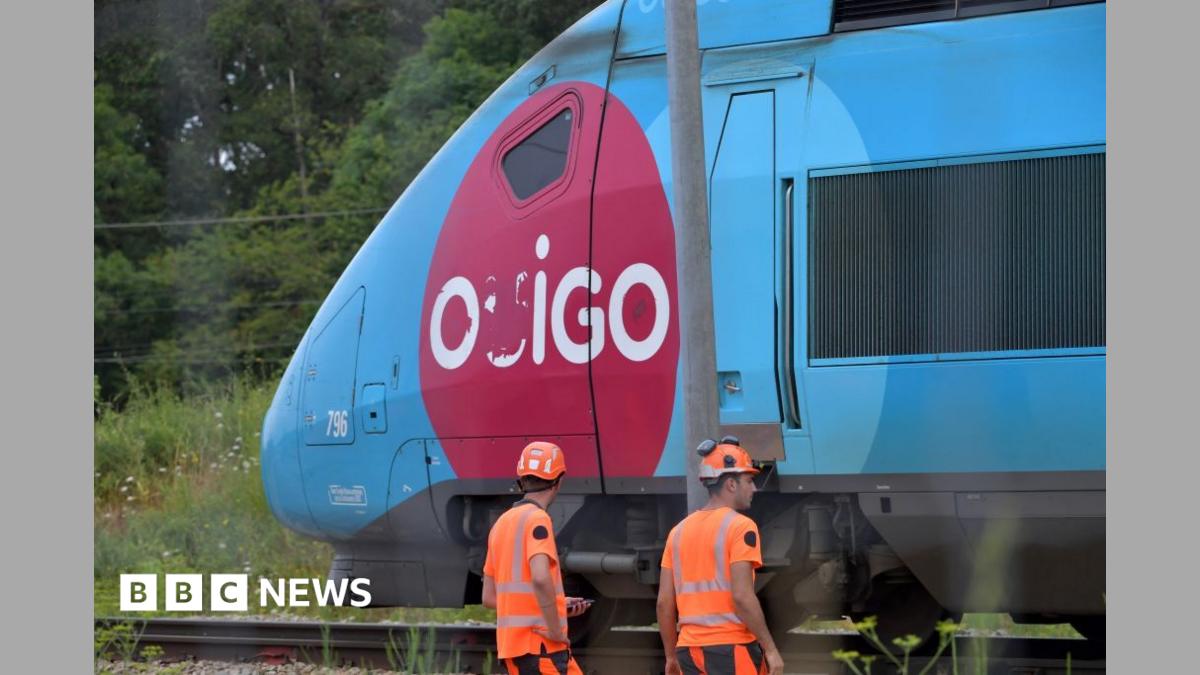 France rail repairs completed after arson attacks - BBC News