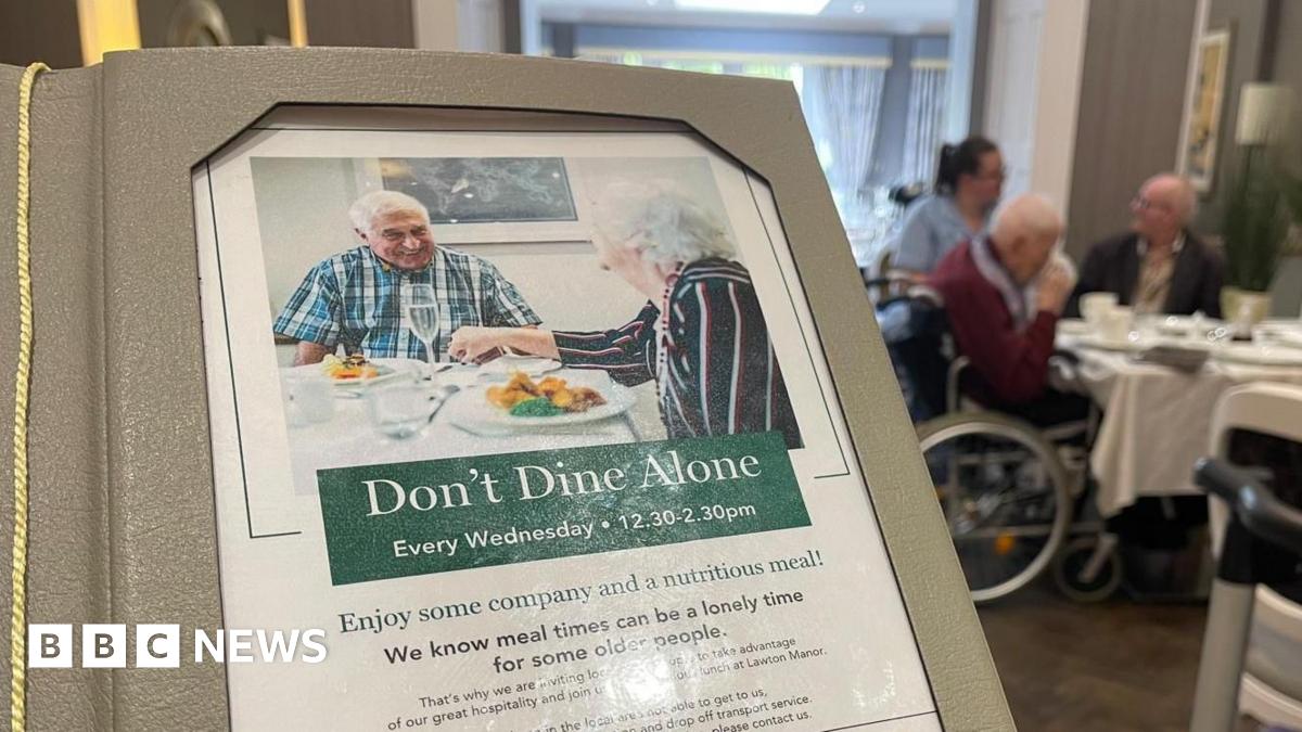 Care home opens restaurant doors to tackle loneliness - BBC News