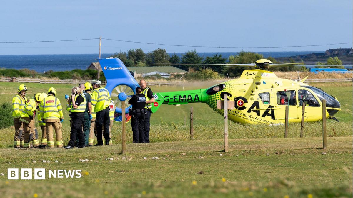 Biker in life-threatening condition after crash in Moray - BBC News