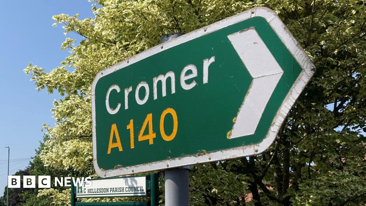 A140 roadworks starting on major Norwich road at Hellesdon - BBC News