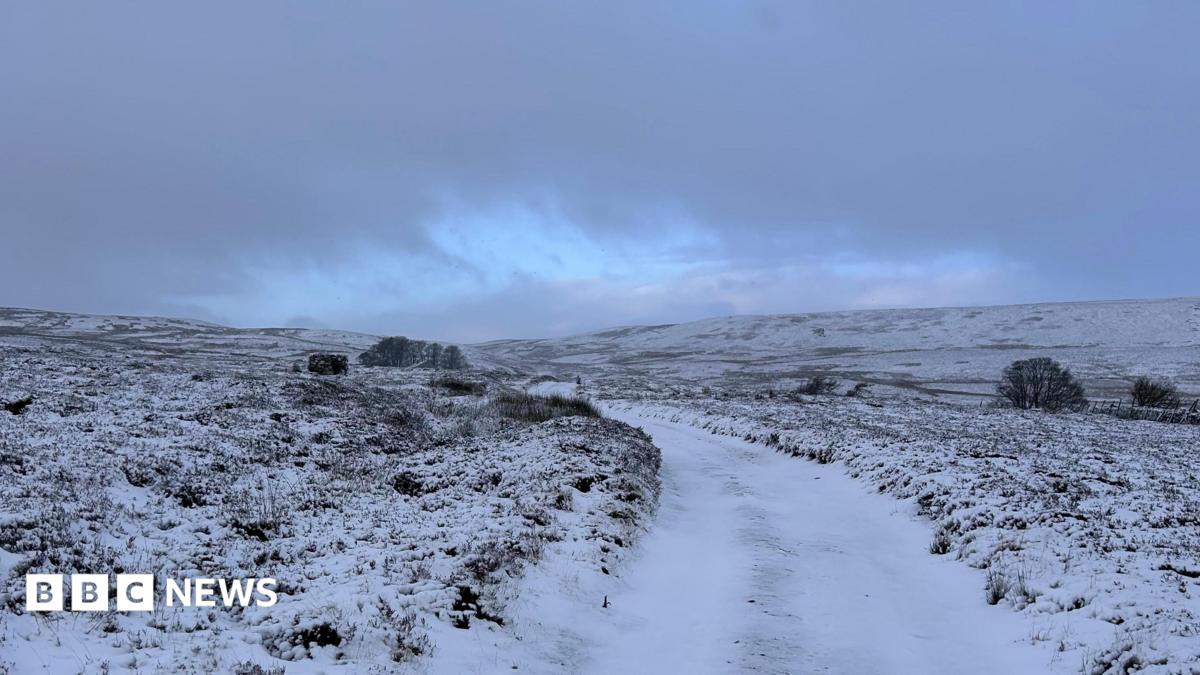 North Yorkshire snow and ice bring travel disruption and warnings - BBC ...