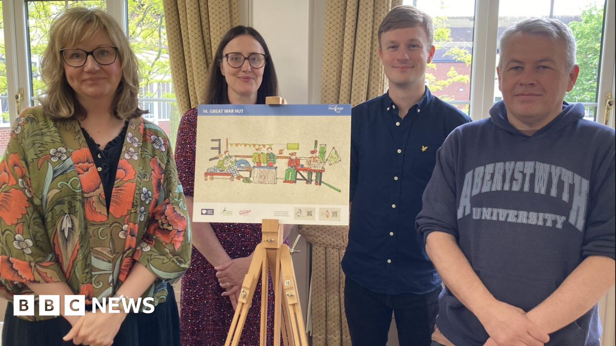 Cannock Chase heritage trail brought to life with new animations - BBC News