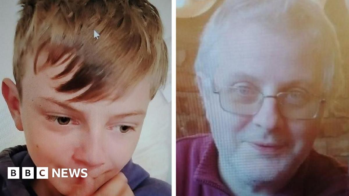 Bodies found in search for missing father and son - BBC News