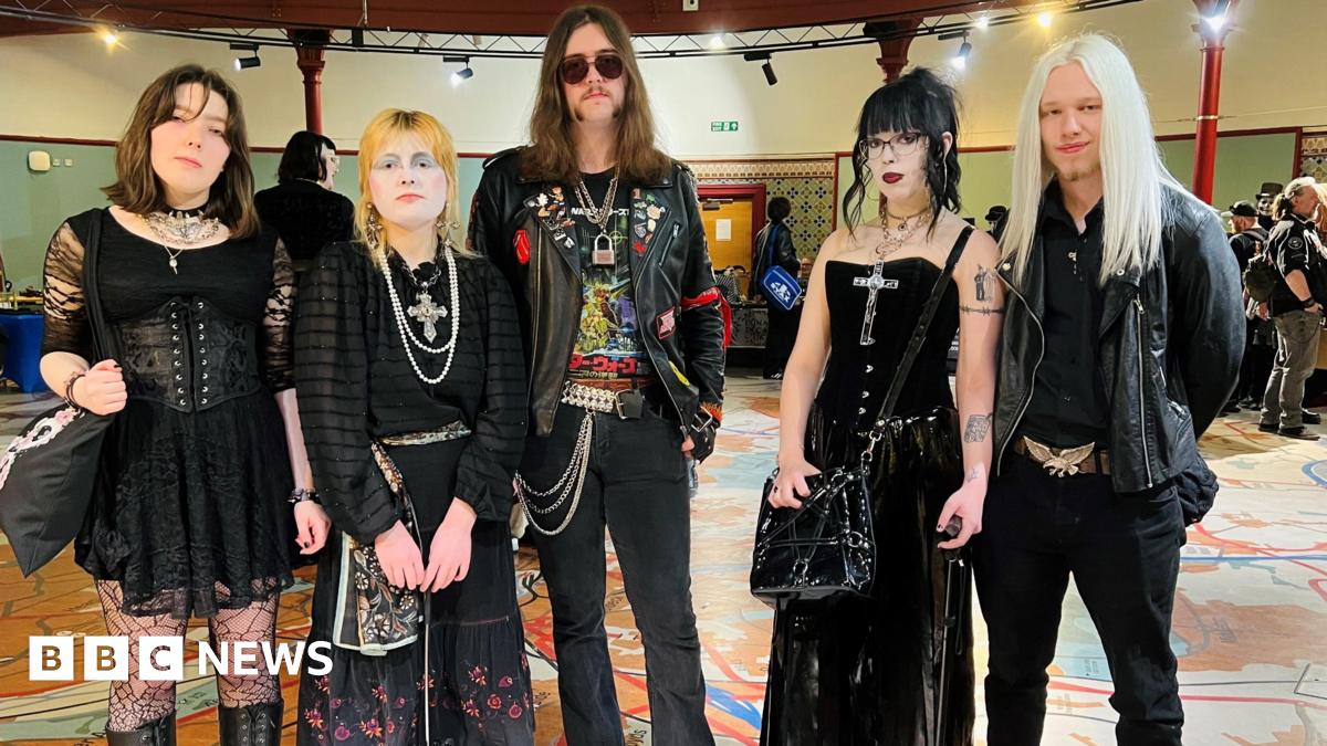 Leeds goth hall of fame celebrates the scene's who's who - BBC News