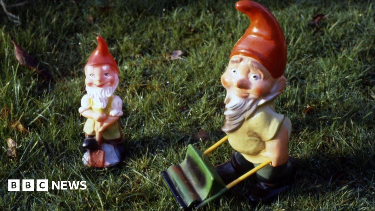 Garden gnomes kidnapping mystery solved after nearly 48 years - BBC News