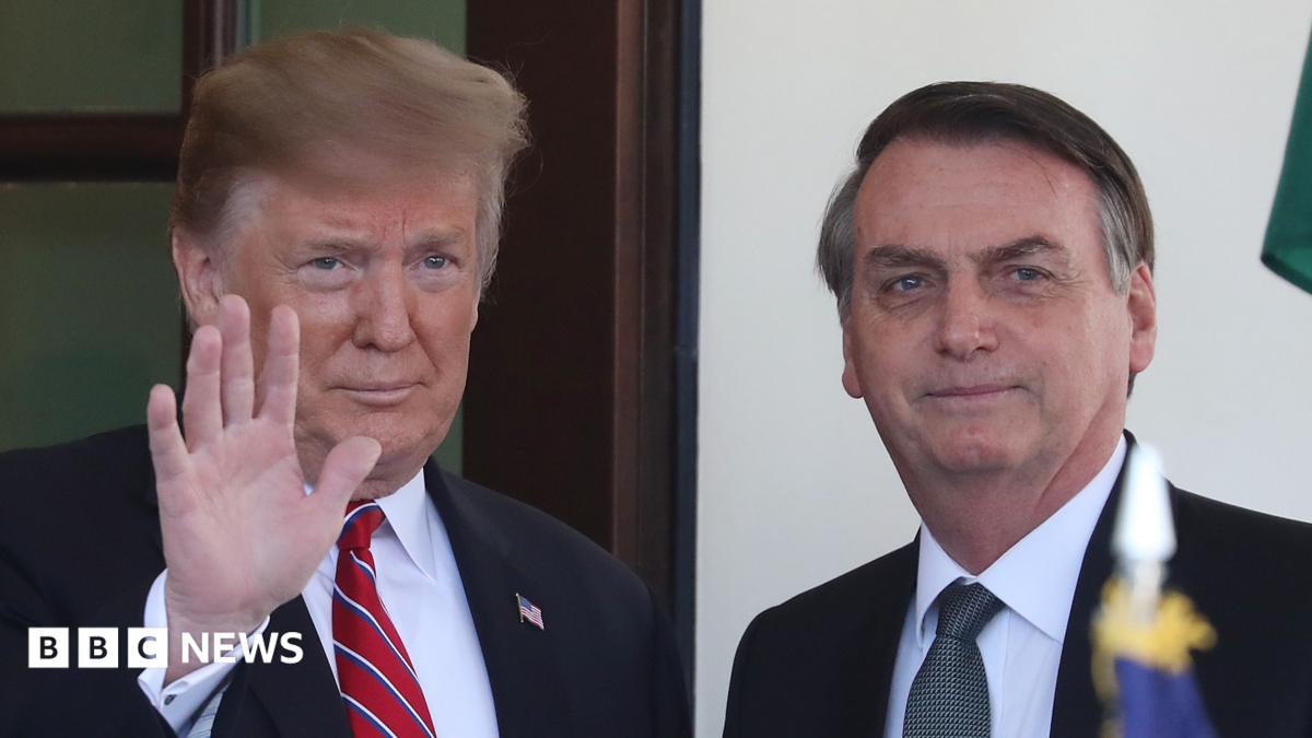Trump accuses Brazil of 'witch hunt' against Bolsonaro - BBC News