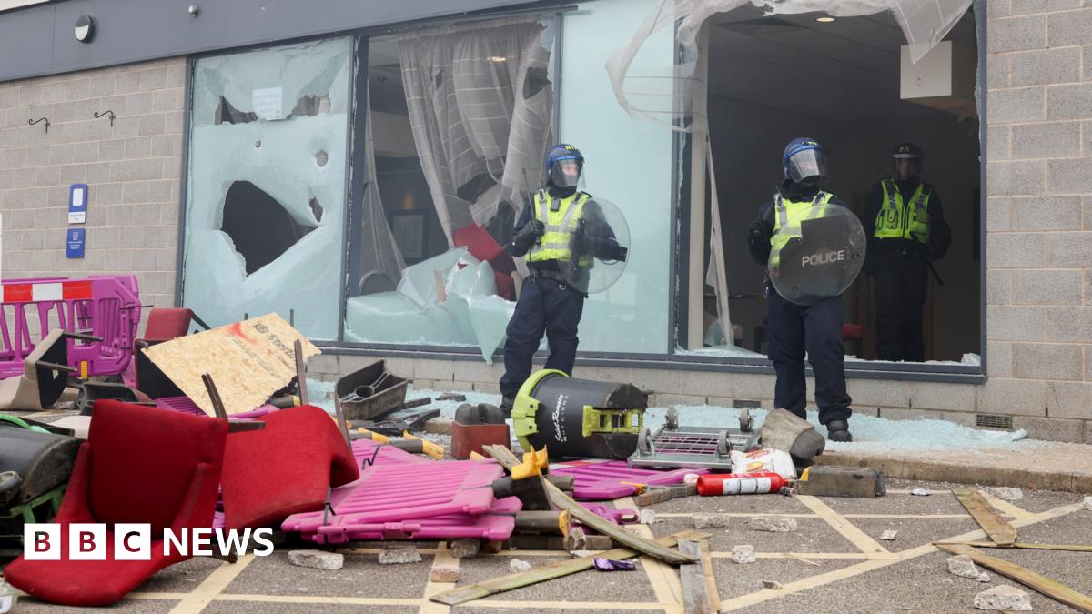 A day in court after the Rotherham hotel riot - BBC News