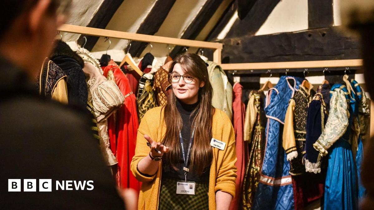 Spring clean at Bournville museum founded by George Cadbury - BBC News