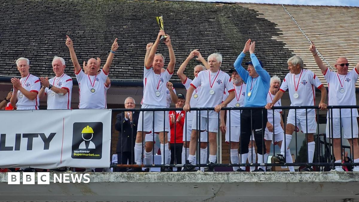 England over-75s Captain 'thrilled' by world cup win - BBC News