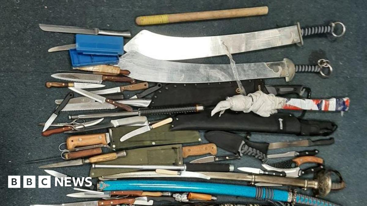 Amnesty week 'promising' after 150 knives and swords collected - BBC News