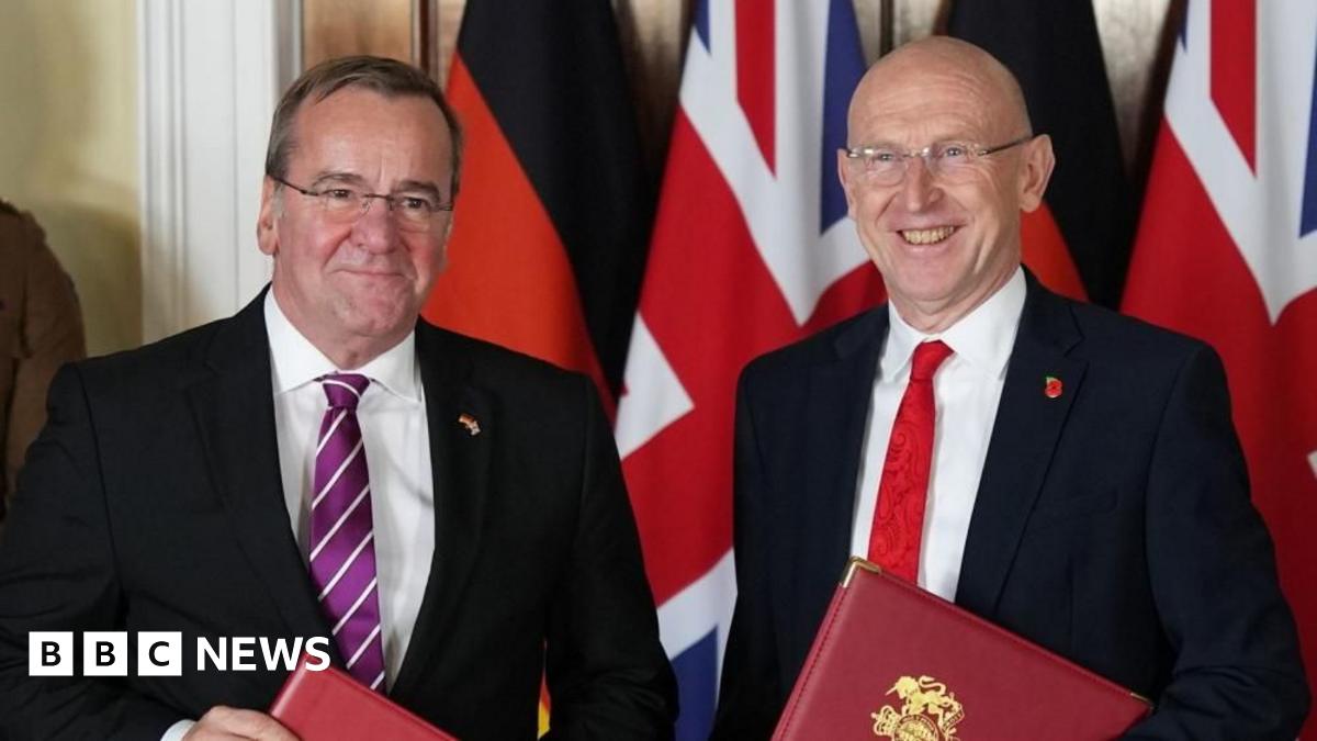 UK and Germany sign landmark 'defence' treaty - BBC News