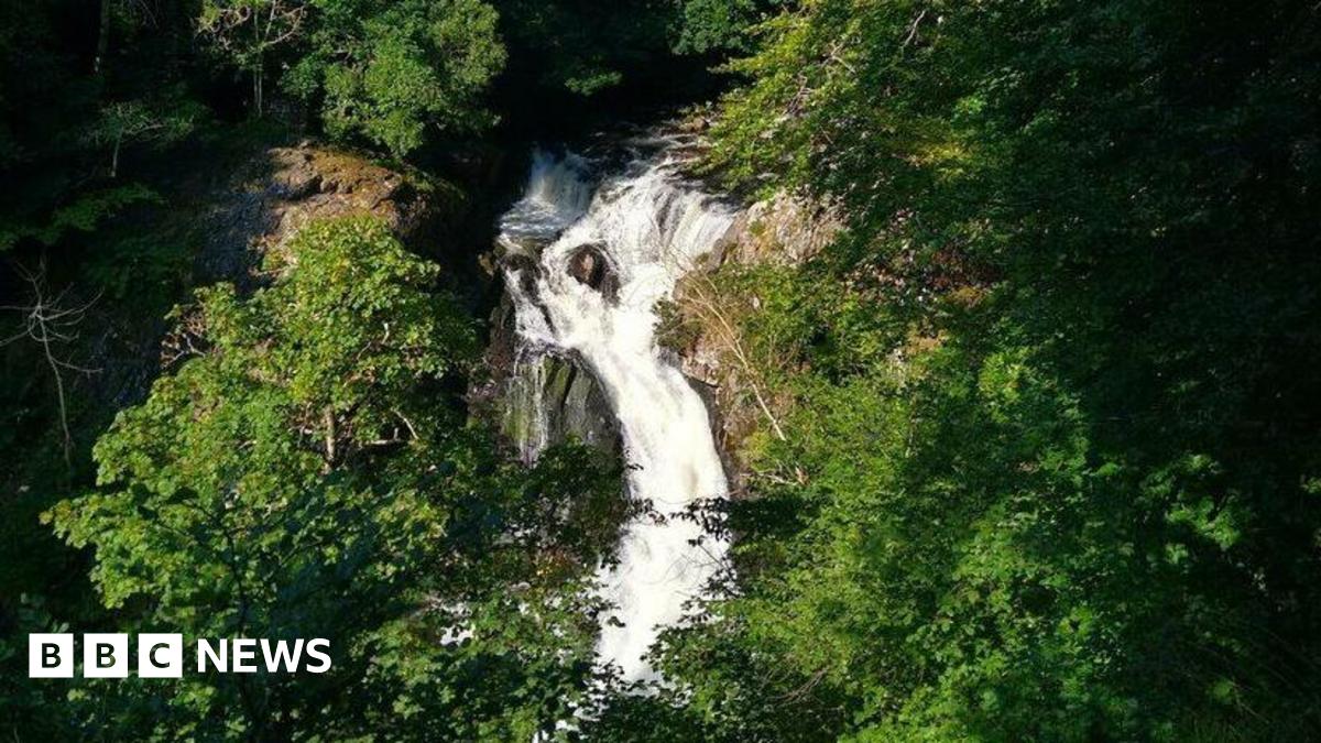 Man, 65, dies after falling at Angus waterfall - BBC News