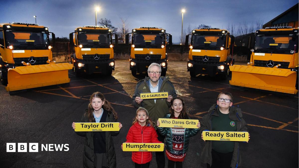 Taylor Drift among new gritter lorry names in Herefordshire - BBC News