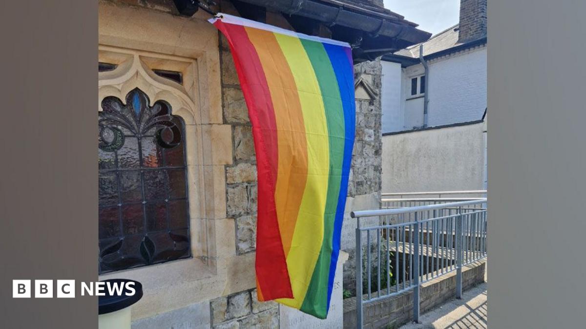 Leigh-on-Sea church's Pride flags stolen six times in two weeks - BBC News