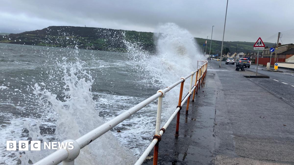 NI weather: Storm Bram's yellow weather warning ends - BBC News