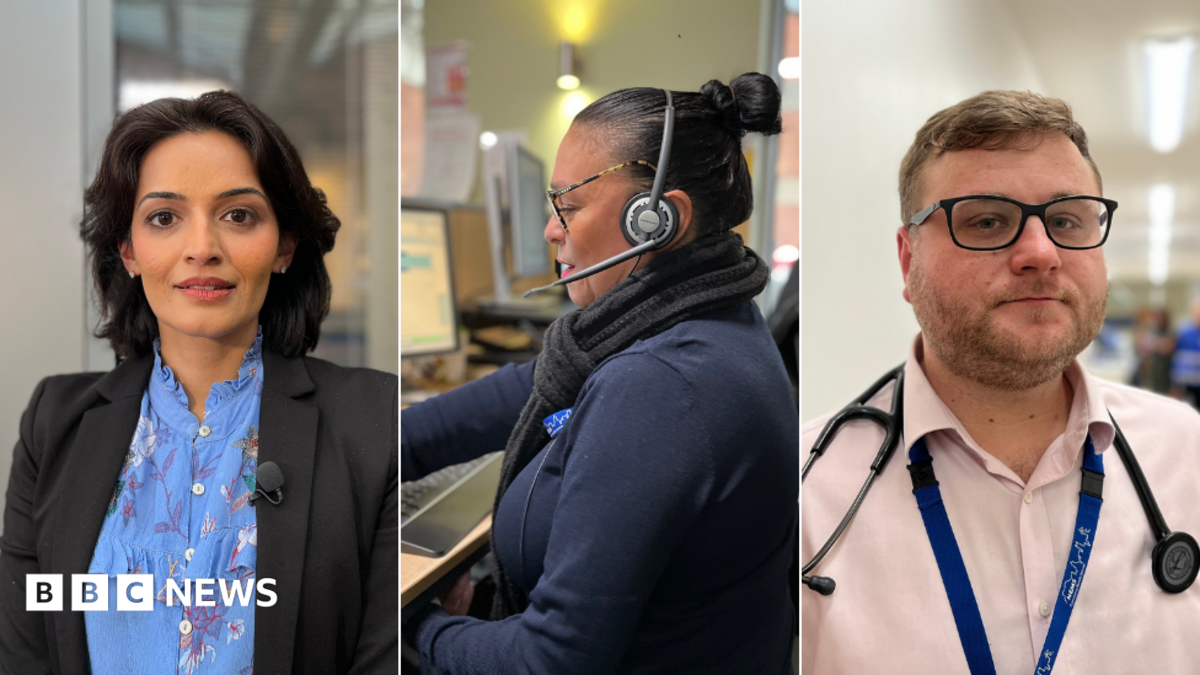 The service 'bridging the gap' amid winter pressures on the NHS - BBC News