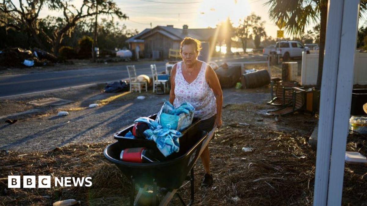North Carolina devasatation as Hurricane Helene claims 116 lives - BBC News