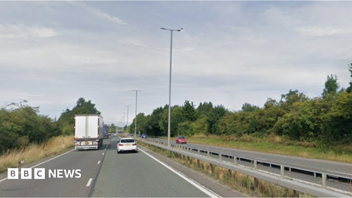 Five crashes reported on A610 in Nottinghamshire due to icy conditions ...