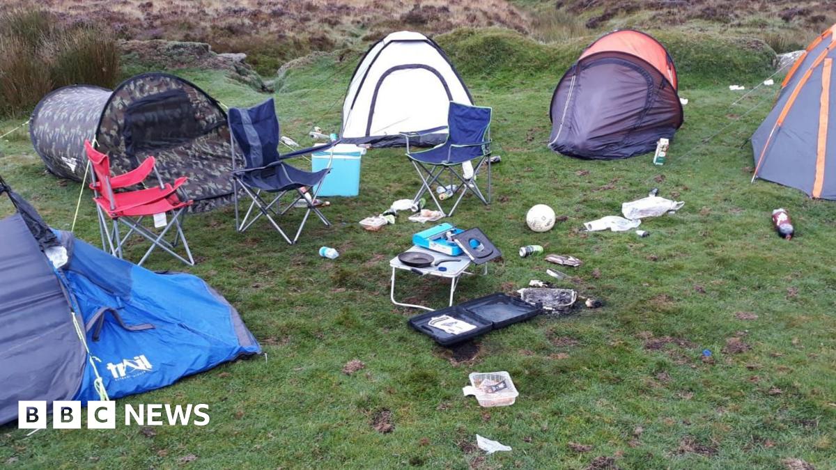 Surge in Dartmoor 'fly camping' after wild camp ruling - BBC News