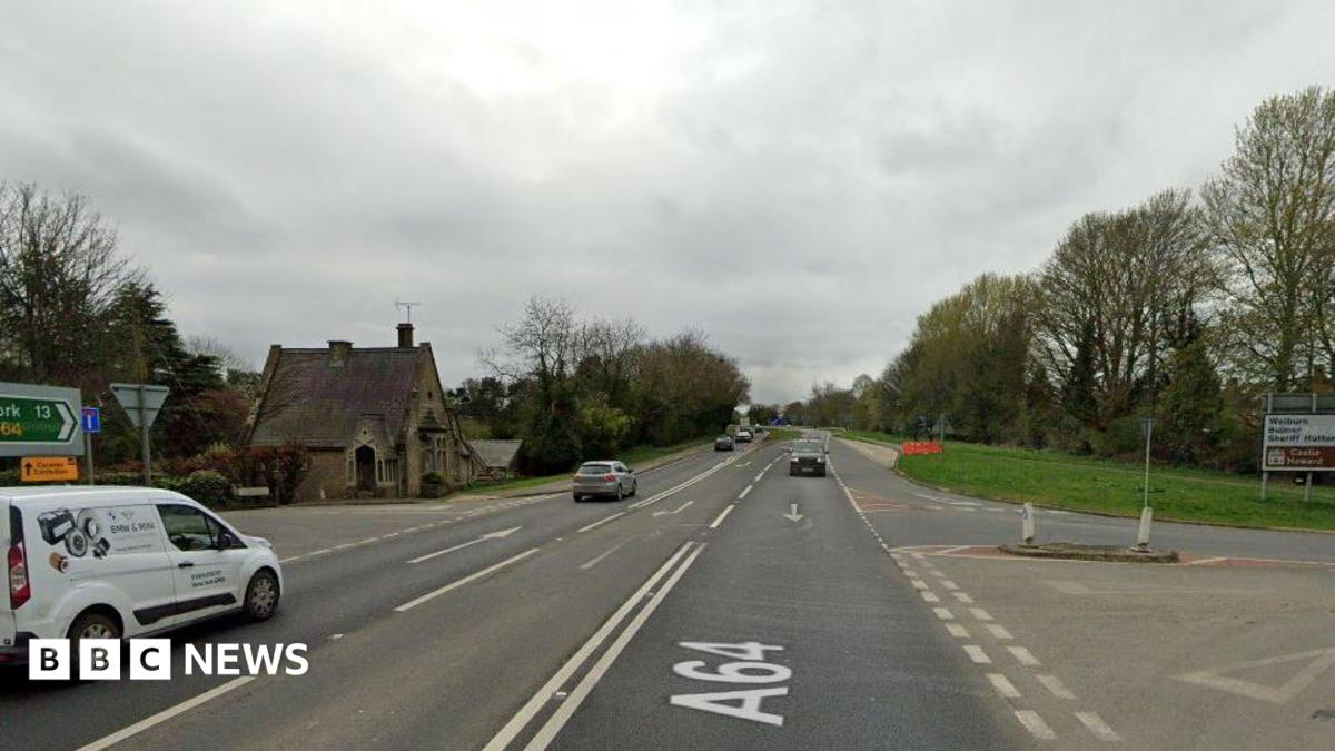 Delays likely as roadworks begin on A64 in North Yorkshire - BBC News