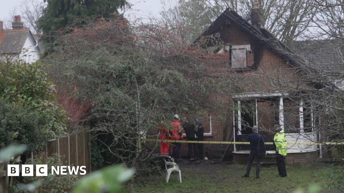 Mystery remains over Old Catton Boxing Day house fire death - BBC News