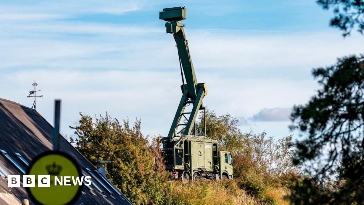 Drones seen over Danish military bases in latest air disruption - BBC News