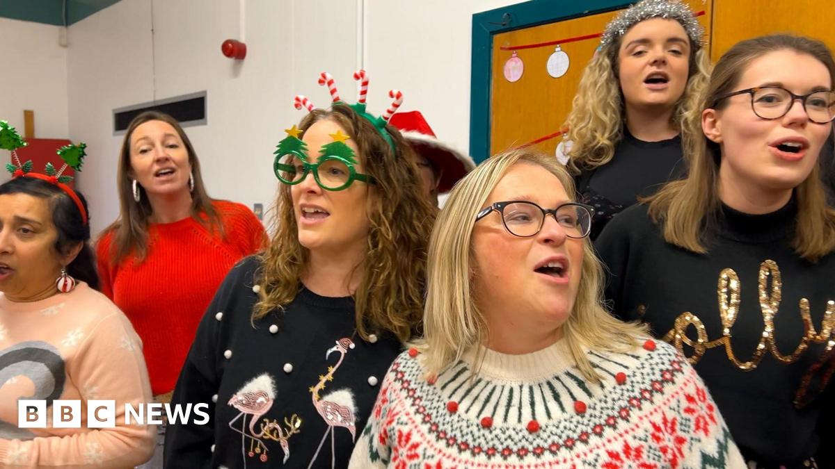 Coleham Primary School films Christmas video to support food bank - BBC ...