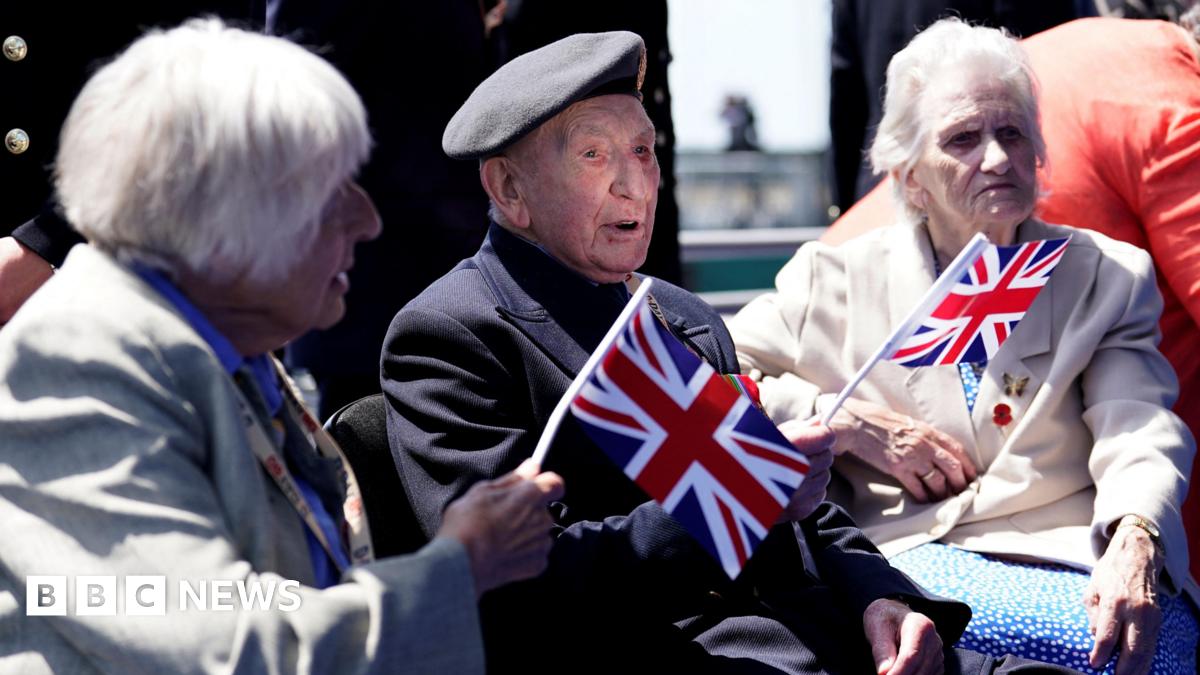 Leaders use D-Day anniversary to make armed forces pledges - BBC News