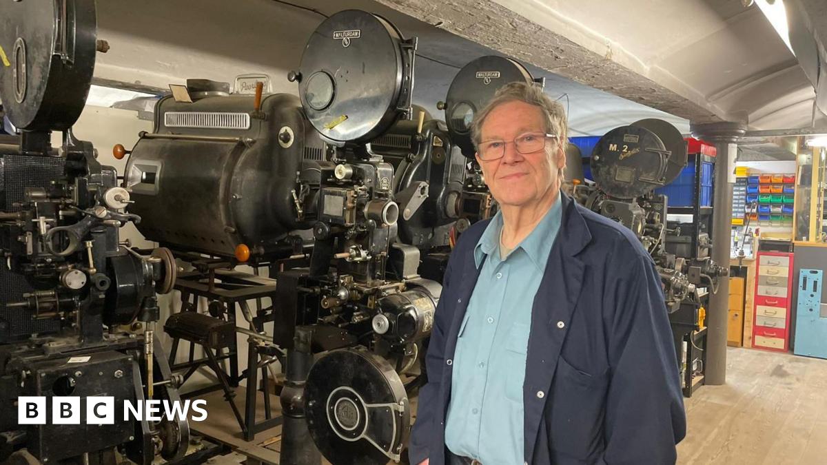 Halifax mill is new home for vintage cinema collection - BBC News