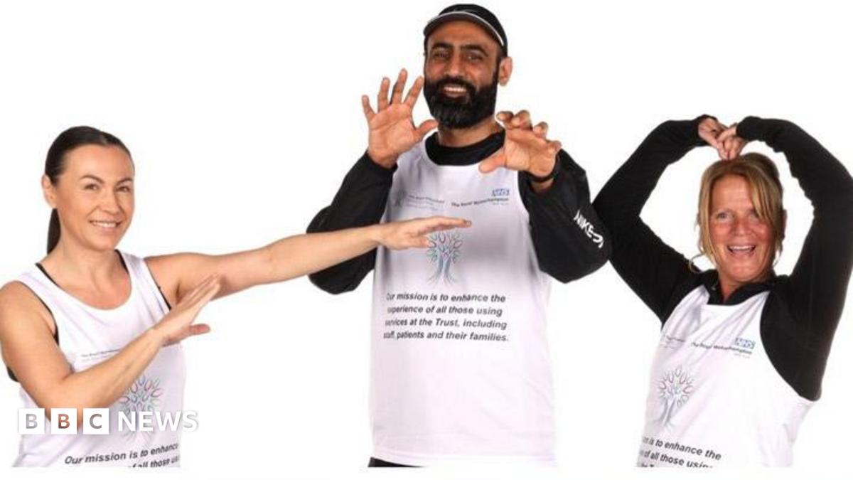 Half-marathon challenge for NHS workers to boost care - BBC News