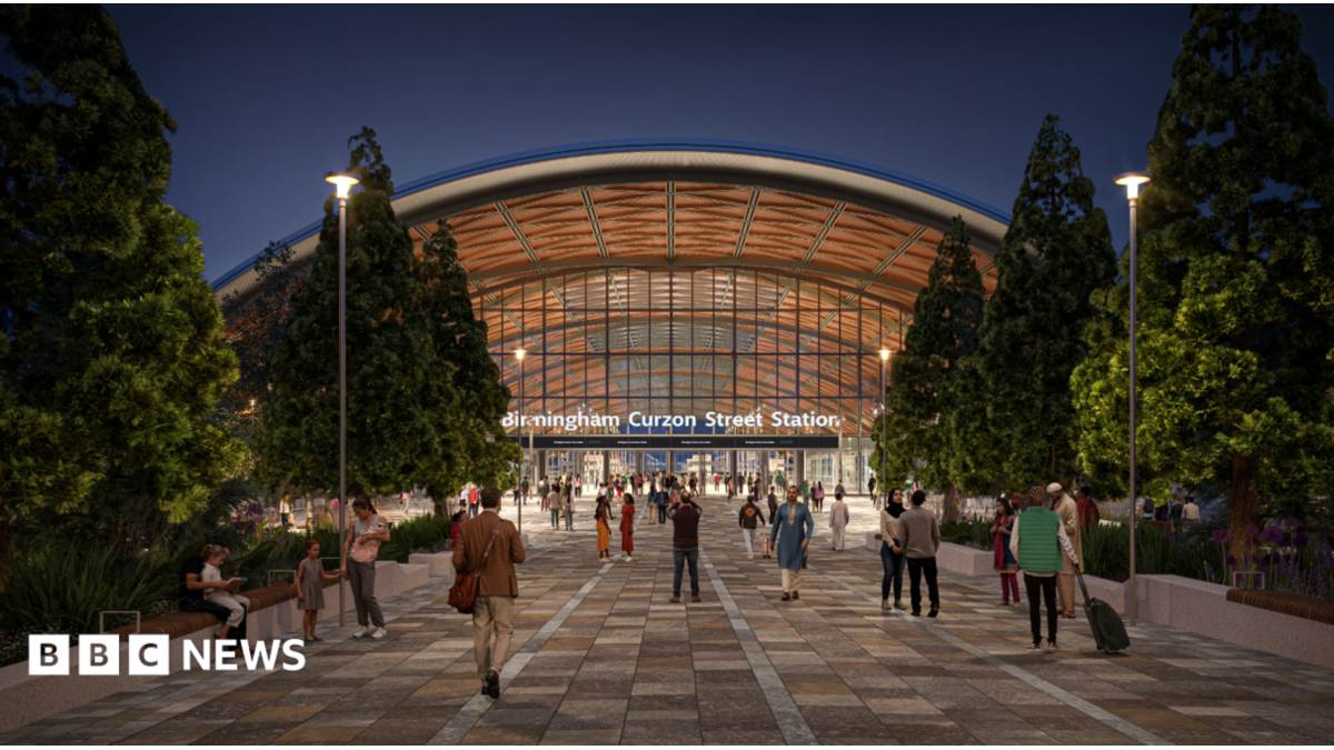 HS2 public space plans approved for Birmingham city centre - BBC News