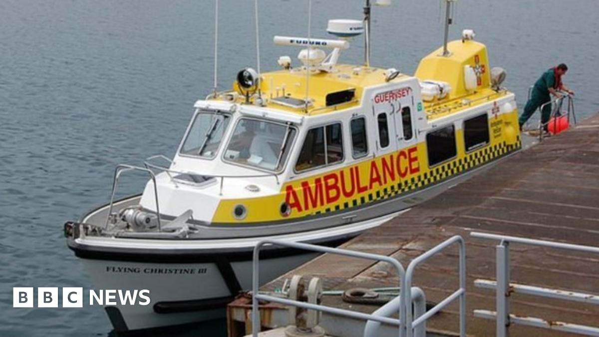 Rescue vessels stand in for out of service marine ambulance - BBC News