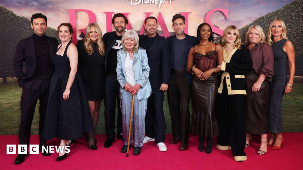 Actor arrested by police on set of TV show Rivals - BBC News
