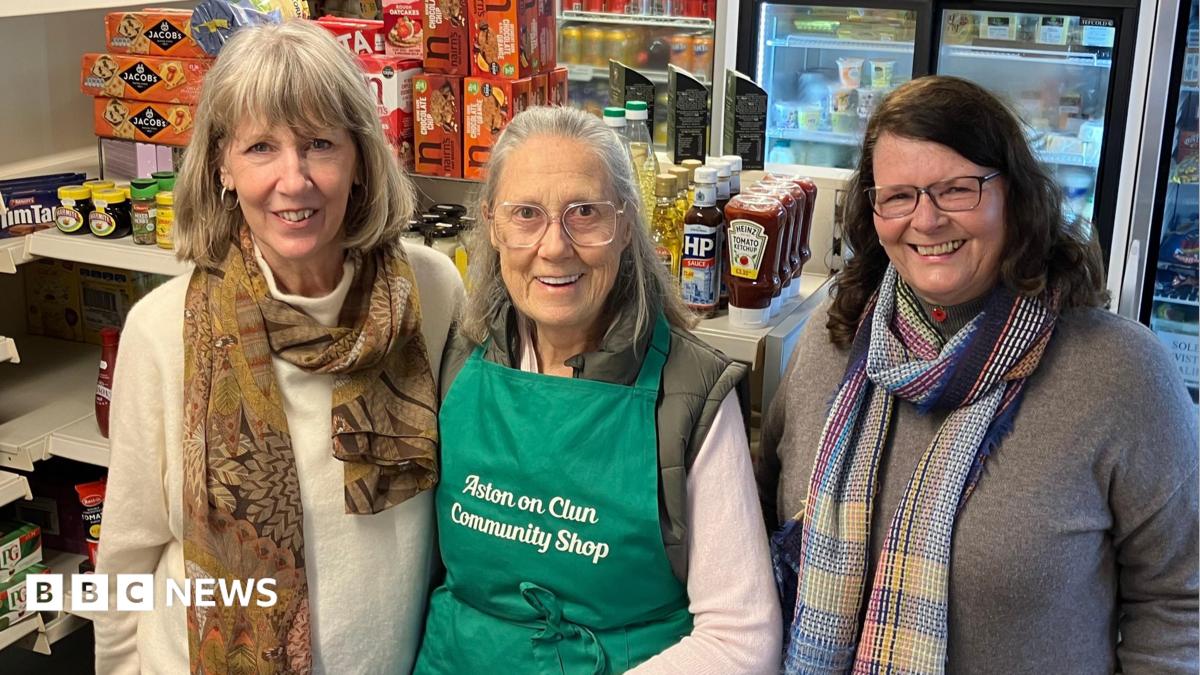 Royal award for community-run shop in rural Shropshire - BBC News