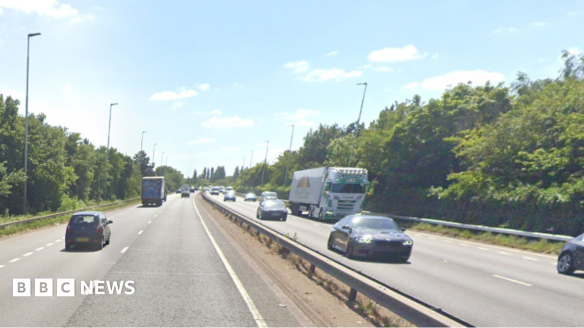 Lamppost taken out in five-vehicle crash on Frank Perkins Parkway - BBC ...
