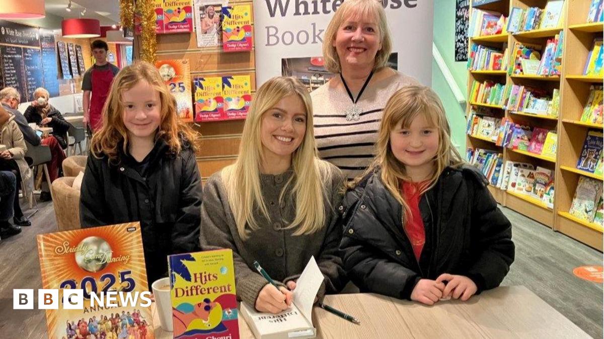 Strictly star Tasha Ghouri returns to Thirsk to sign copies of Hits ...