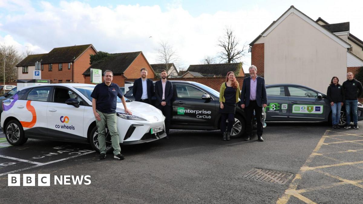 Electric vehicle car sharing scheme launched - BBC News